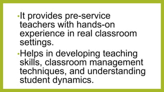 Practicum Notes For Practice Teaching Students | PPTX