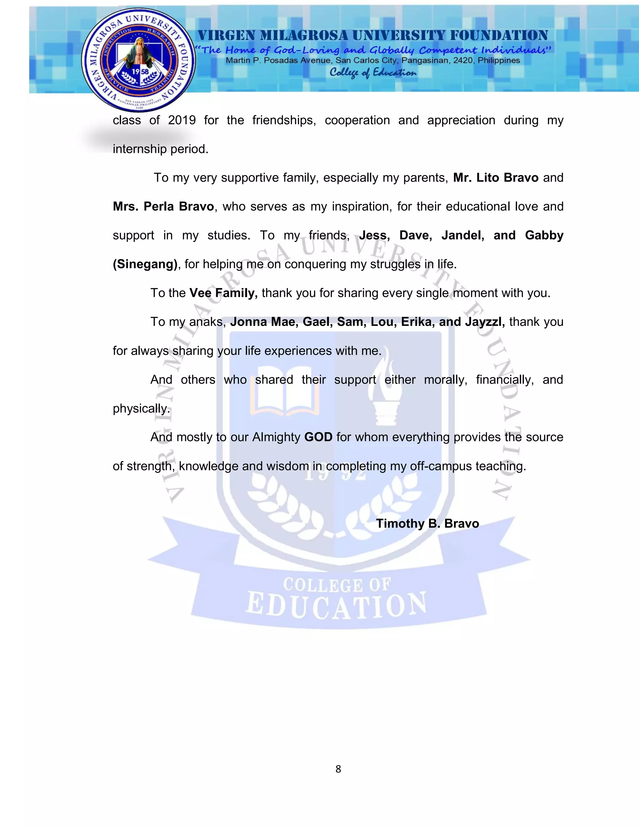 Practice Teaching Portfolio 2019 | PDF