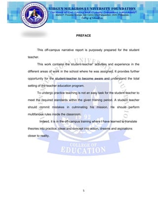 Practice Teaching Portfolio 2019 | PDF