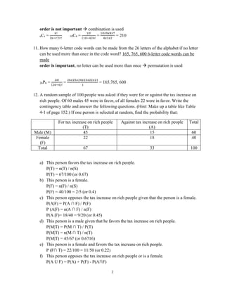 Practice Test 2A Probability Solution | PDF