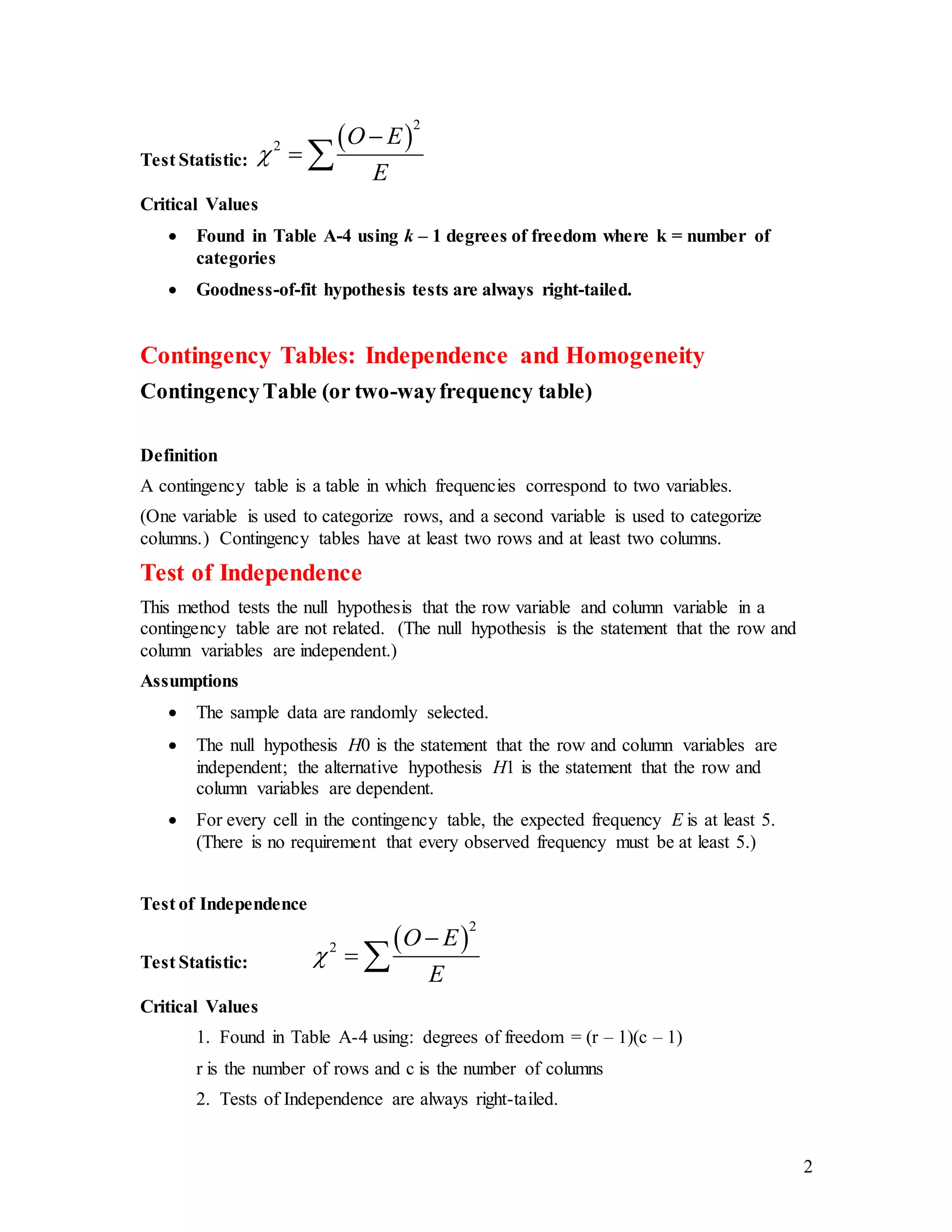 Practice Test 5B Multinomial Experiments and Contingency Tables | PDF