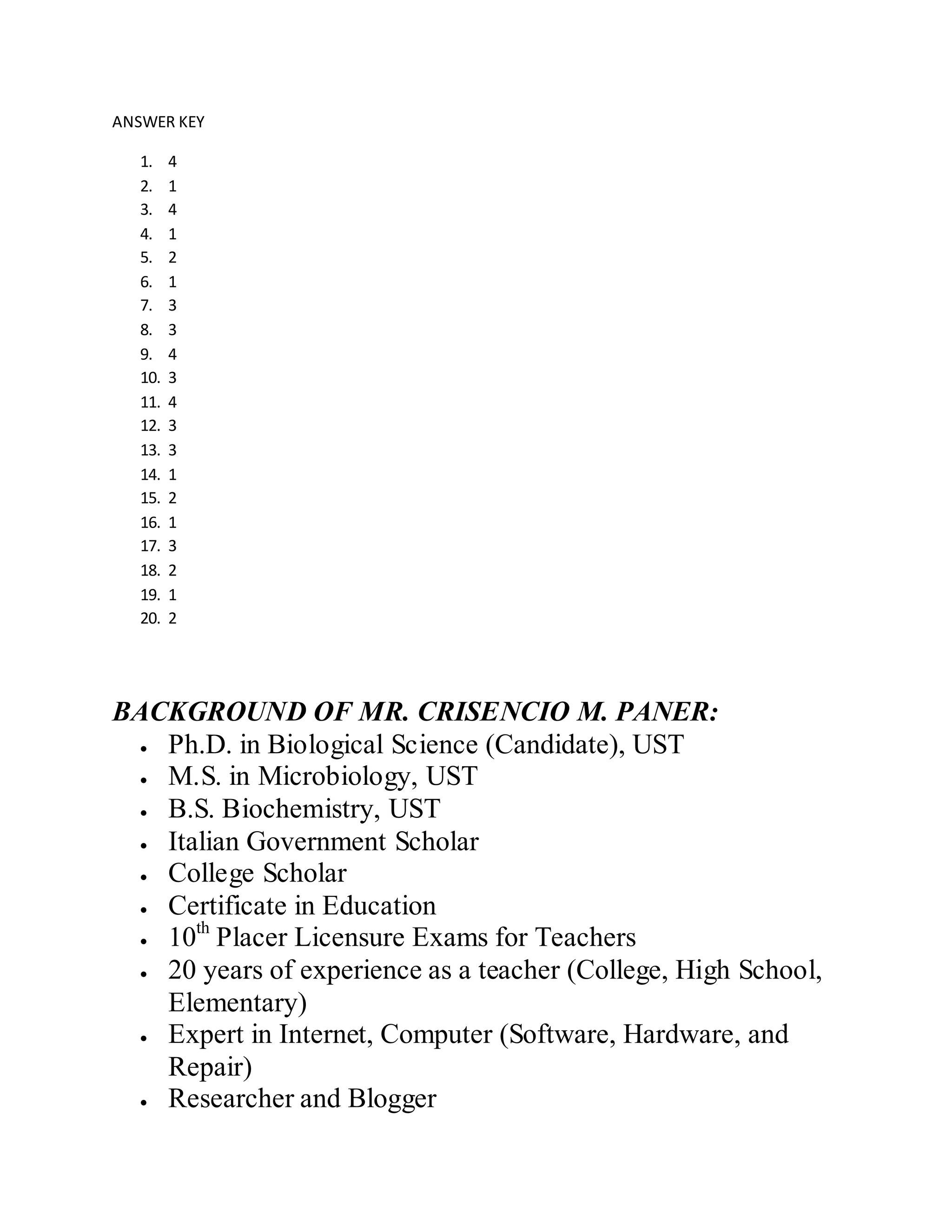 LET Practice test in Professional Education-principles and strategies ...