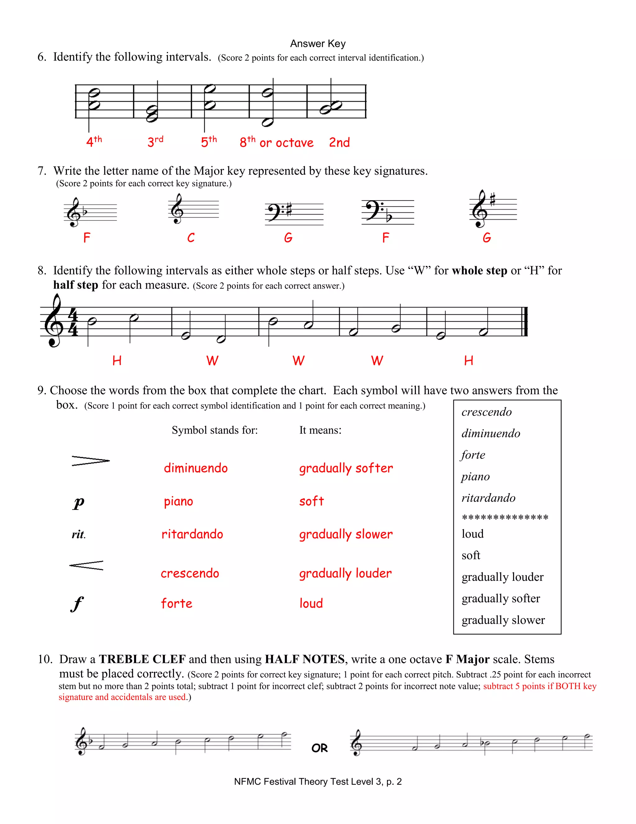 Practice test level 3 2016 answer | PDF