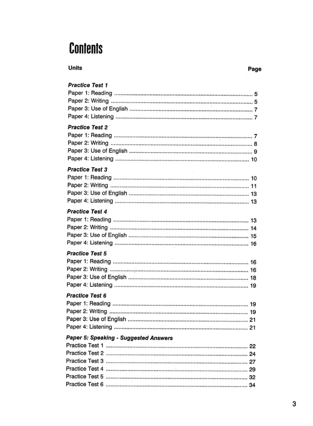 Practice tests for the revised cpe 3 key | PDF