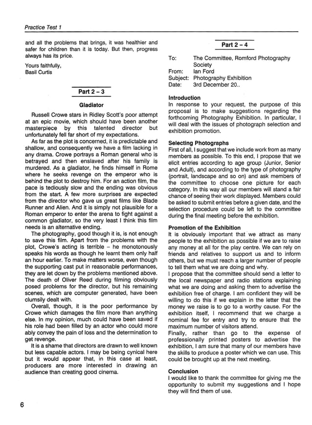 Practice tests for the revised cpe 3 key | PDF