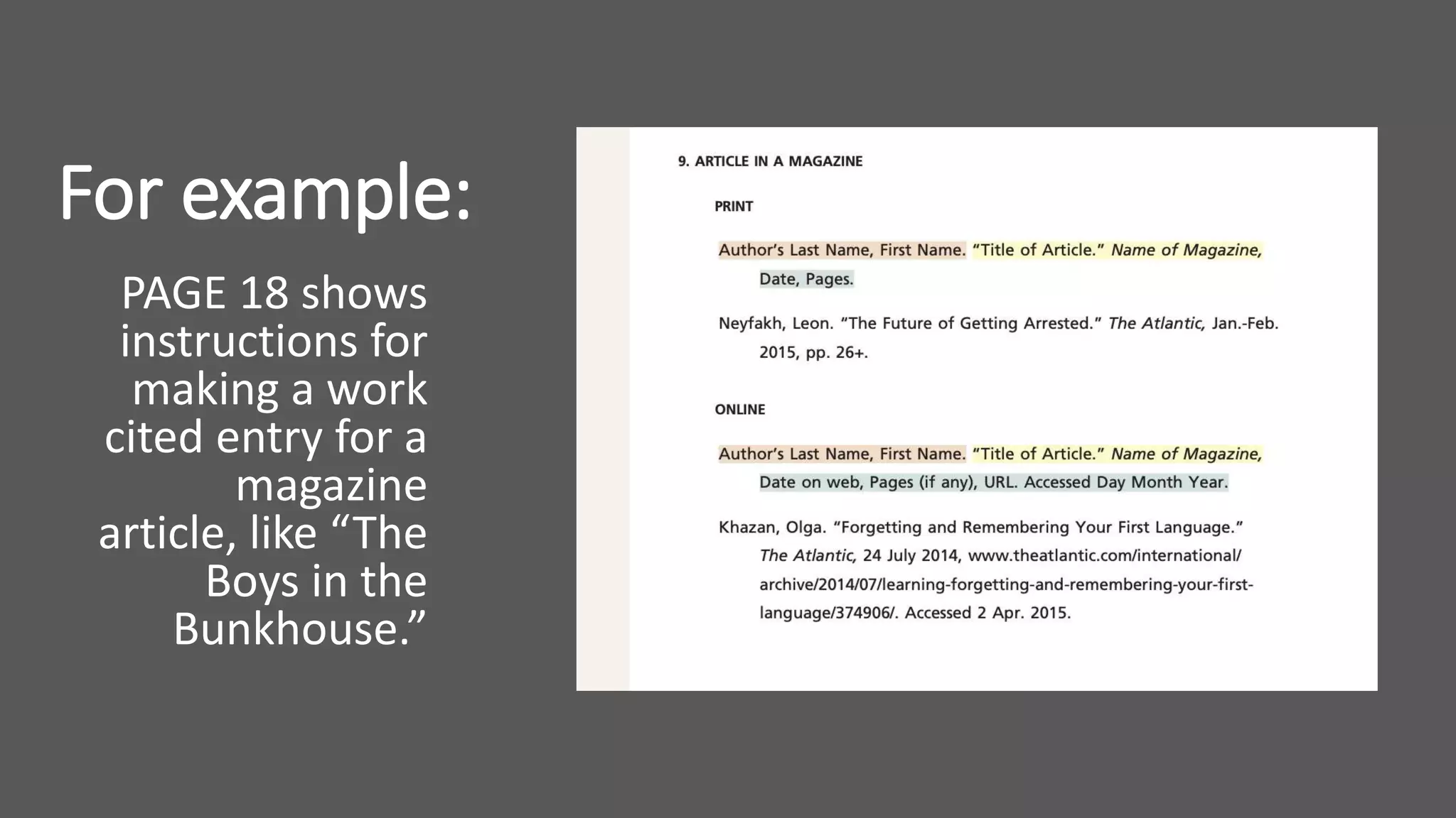 Practice Using MLA Documentation.ppsx