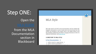 Practice Using MLA Documentation.ppsx