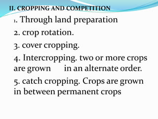 Practice weeding and cultivation | PPTX