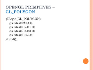 Practicing 2d drawing primitives | PPT