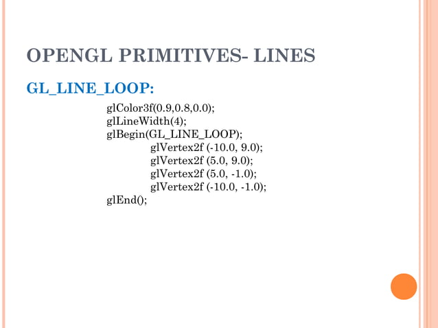 Practicing 2d drawing primitives | PPT