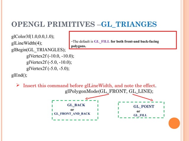 Practicing 2d drawing primitives | PPT