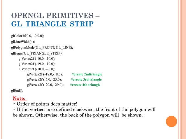 Practicing 2d drawing primitives | PPT