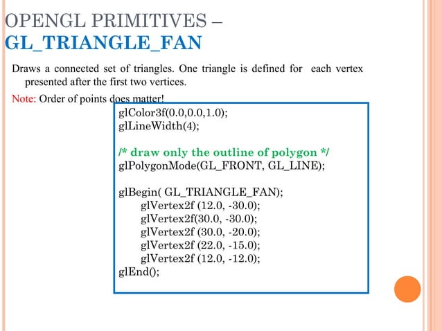 Practicing 2d drawing primitives | PPT