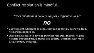 Practicing mindfulness in an agile environment | PPT