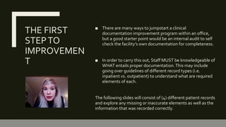 Documentation Improvement Presentation | PPTX