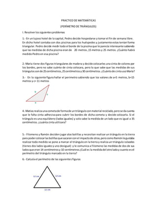 Redes Matemáticas Triangulares Imprimibles