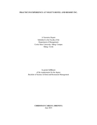 Practicum experience-at-volet | PDF