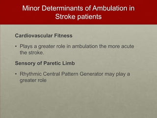 Gait training Strategies to Optimize Walking Ability in People with ...