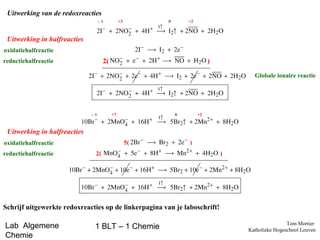 Labovoorbereiding - Eigenschappen van halogeniden | PPT