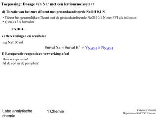 Labovoorbereiding - titratie azijnzuur met NaOH | PPT