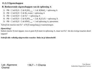Labovoorbereiding - Bereiding van natriumthiosulfaat | PPT