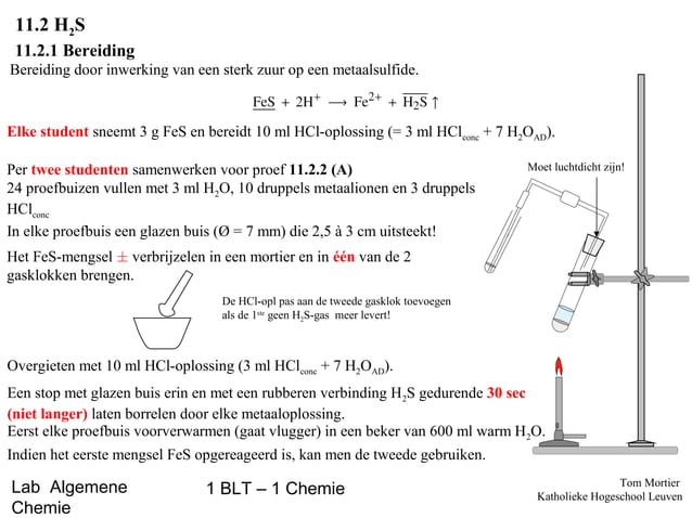 Labovoorbereiding - Bereiding van natriumthiosulfaat | PPT