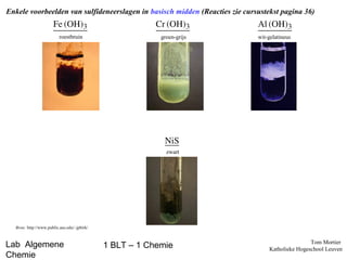 Labovoorbereiding - Bereiding van natriumthiosulfaat | PPT