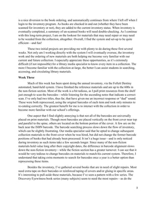 Practicum journal entries 1 15 | PDF