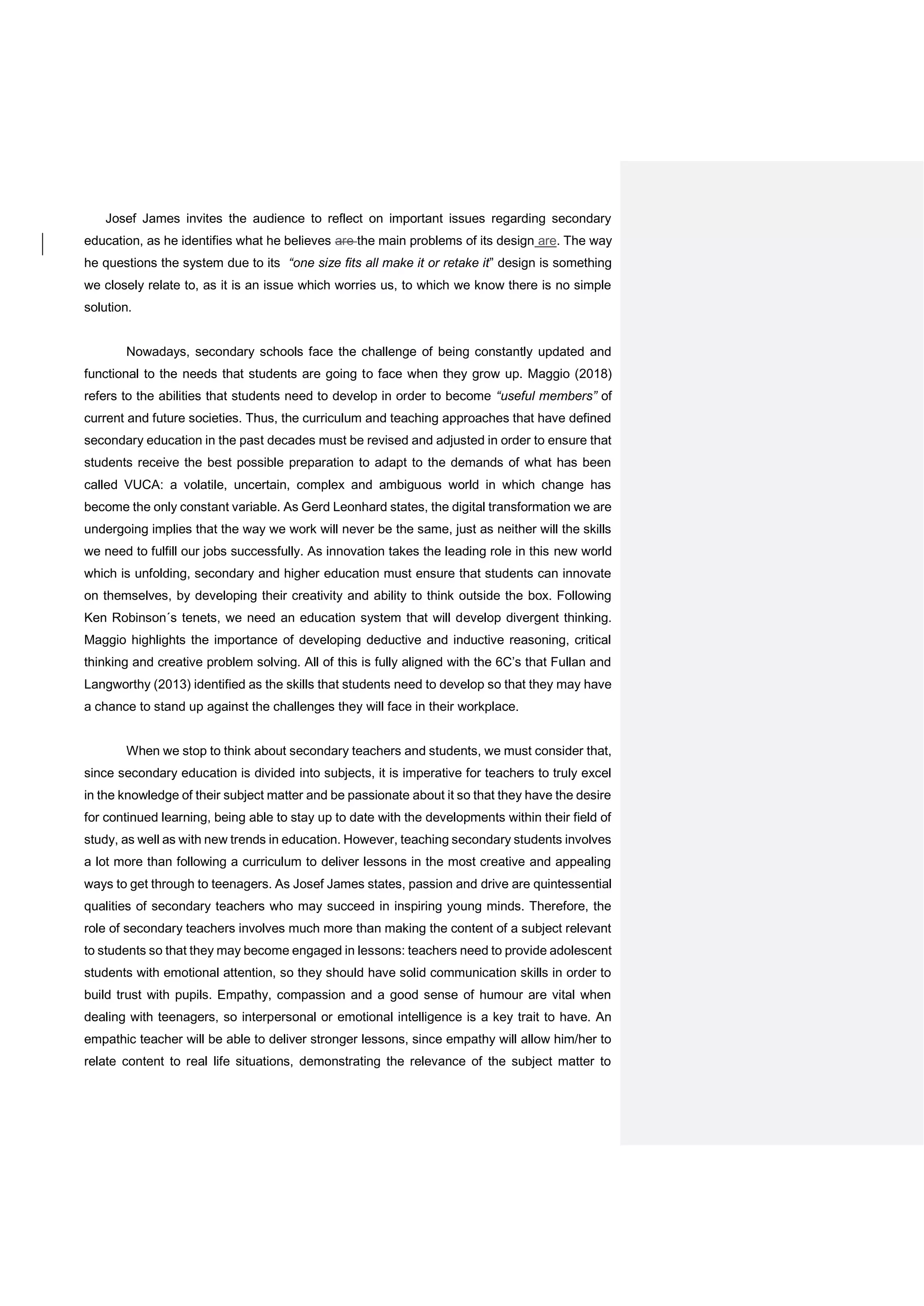 Practicum period III - Mandatory Assignment Unit 1 | PDF | Parenting Teens | Parenting