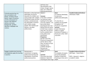 Practicum Plan Before Formative Feedback | PPT