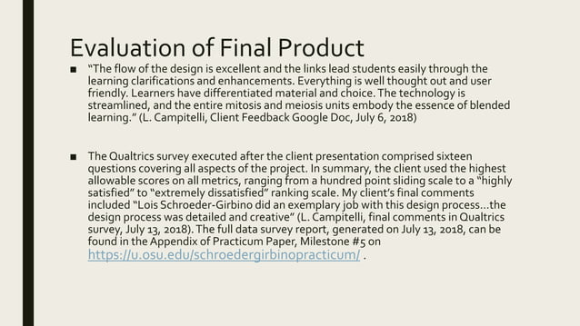 Practicum presentation: LSG | PPT