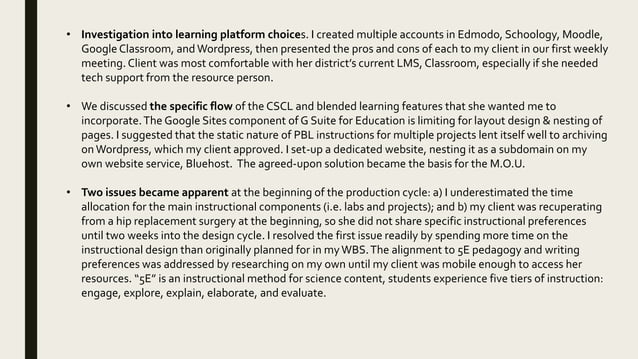 Practicum presentation: LSG | PPT