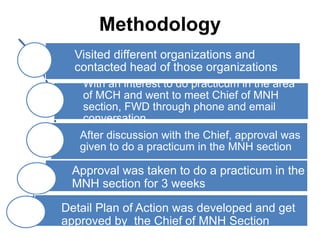 Practicum presentation on Safe Motherhood Program (SMP) and Maternal ...