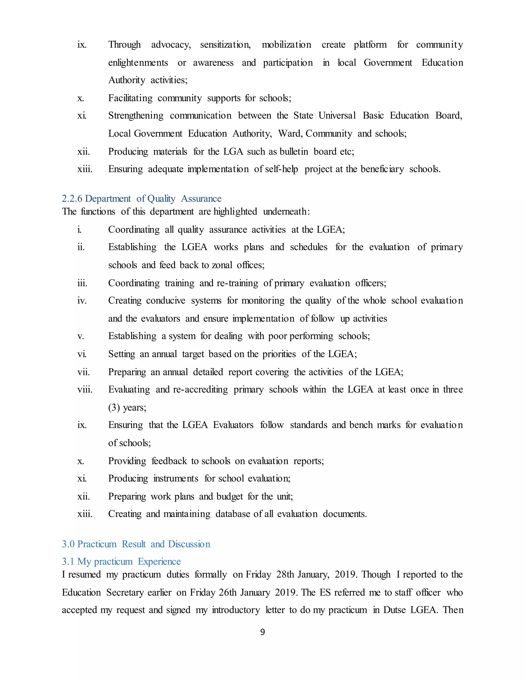 Practicum report | DOCX