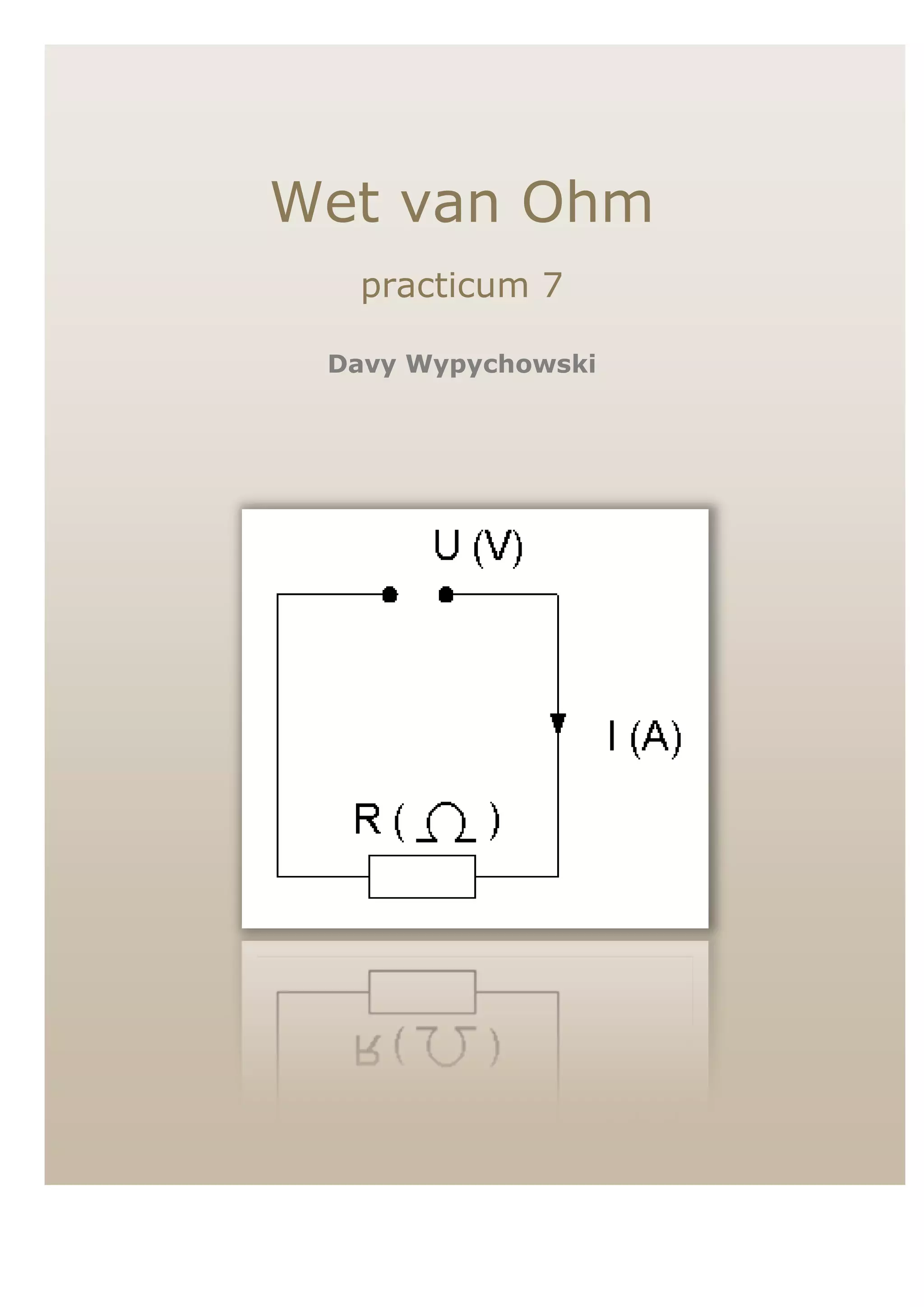 Practicum Wet Van Ohm | DOCX