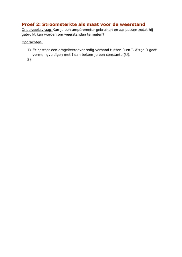 Practicum Wet Van Ohm | DOCX