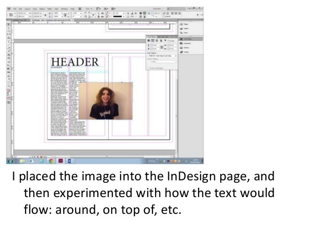 Practise Using InDesign (experimentation)