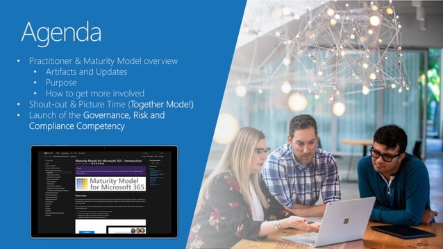 Microsoft 365 Governance Risk and Compliance Maturity model | MM4M365 practitioners - Feb 2022 | PDF