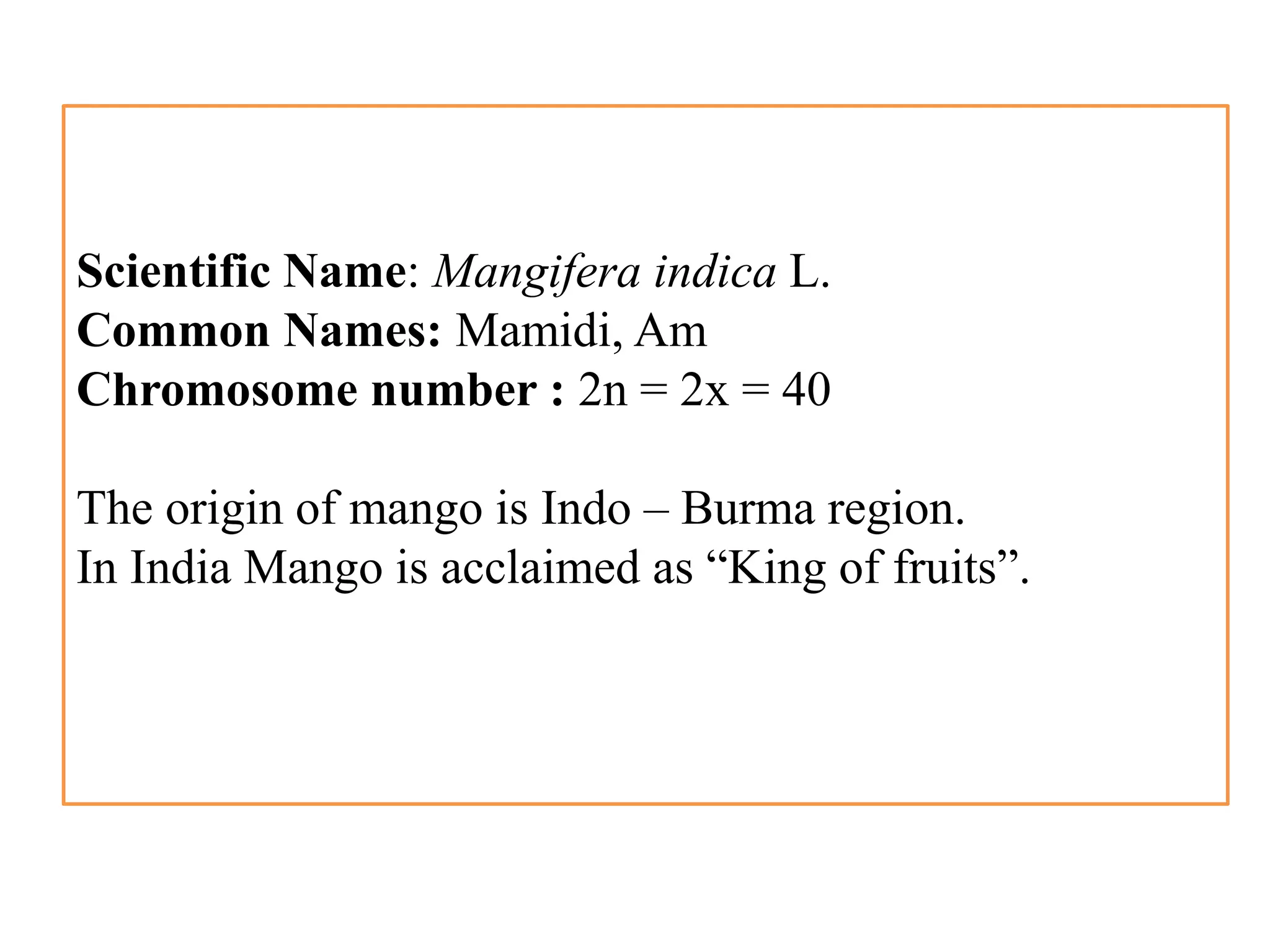 Pract no. 9 (b) floral biology of mango | PPT