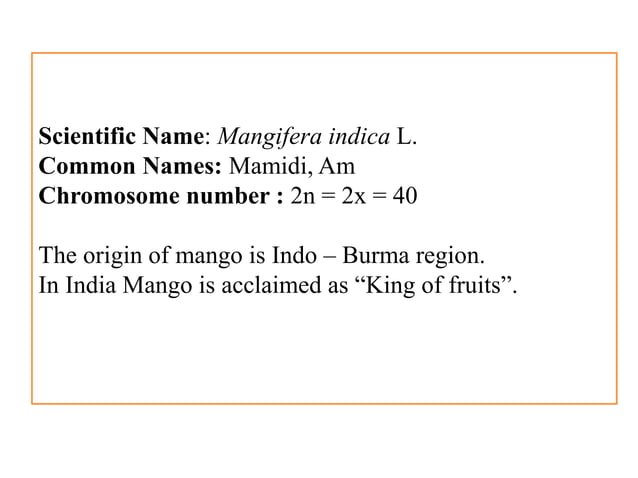 Pract no. 9 (b) floral biology of mango | PPT