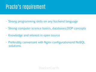 HackerEarth helping a startup hire developers - The Practo Case Study | PDF | Programming ...