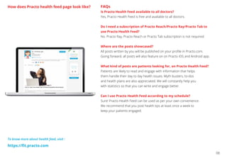 Practo for Doctors - Product Catalogue | PDF