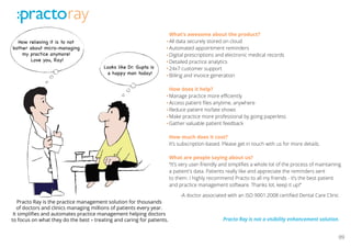 Practo for Doctors - Product Catalogue | PDF
