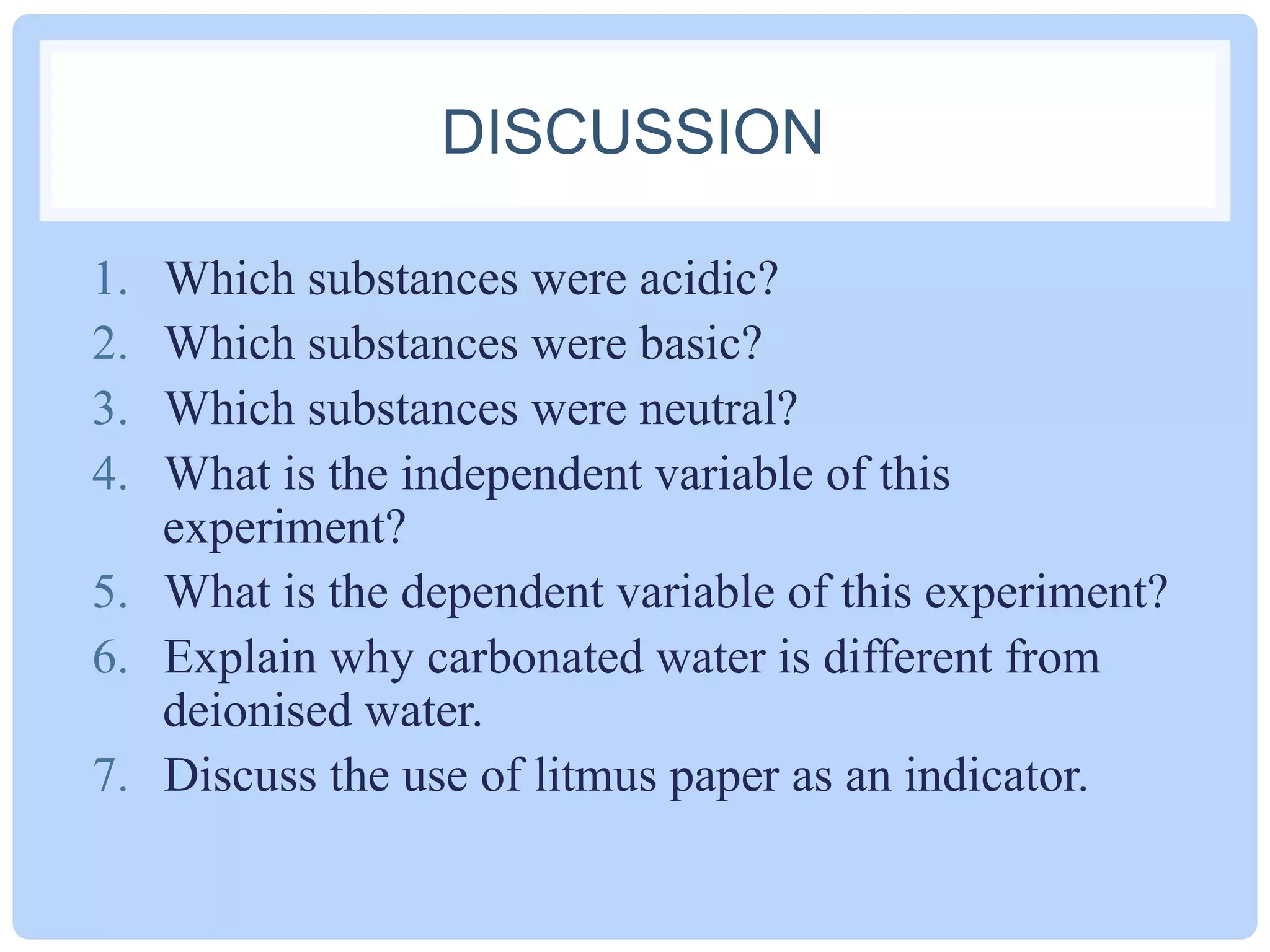 Prac - Using litmus | PDF
