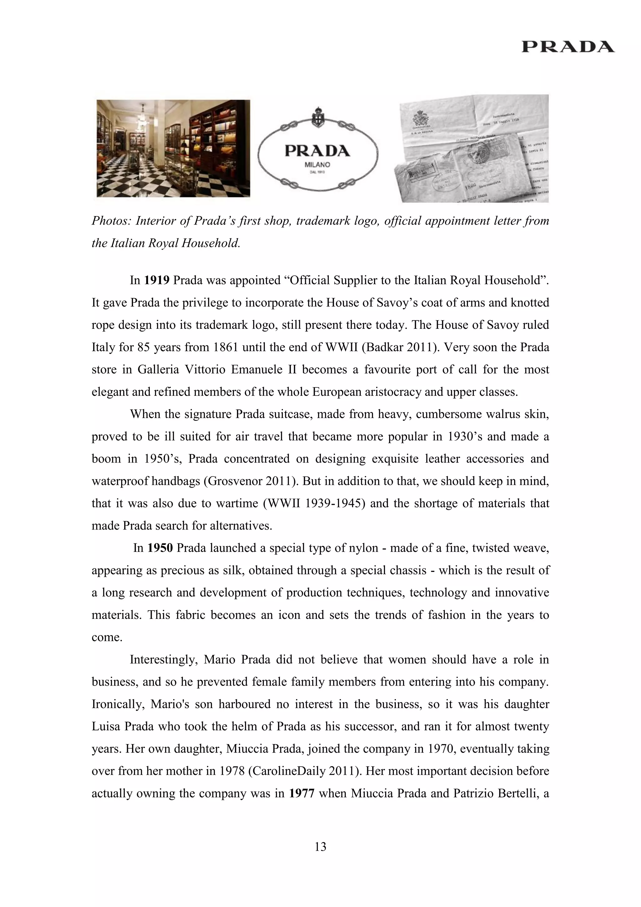 Prada Business Model Evolution and Future | PDF