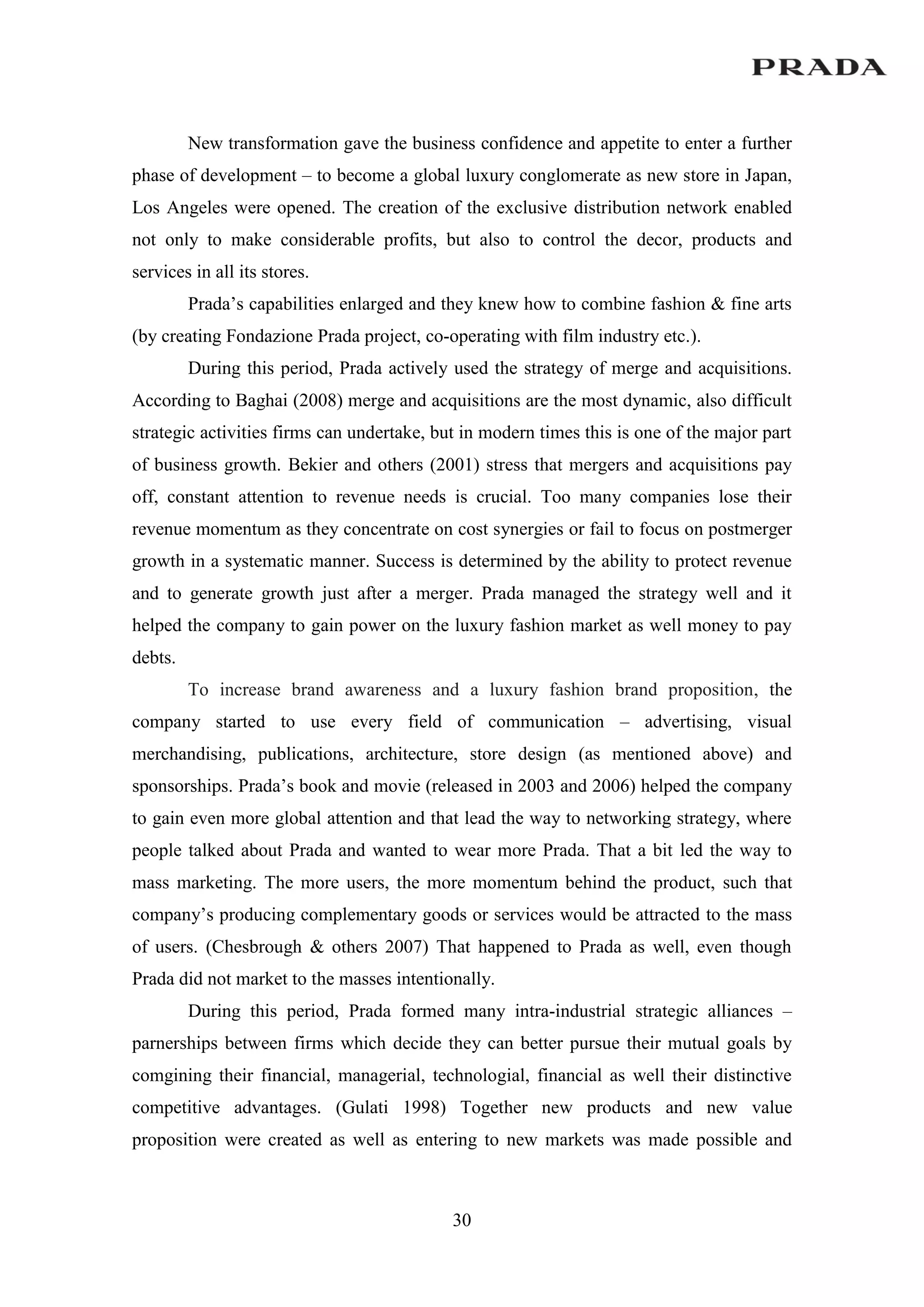 Prada Business Model Evolution and Future | PDF