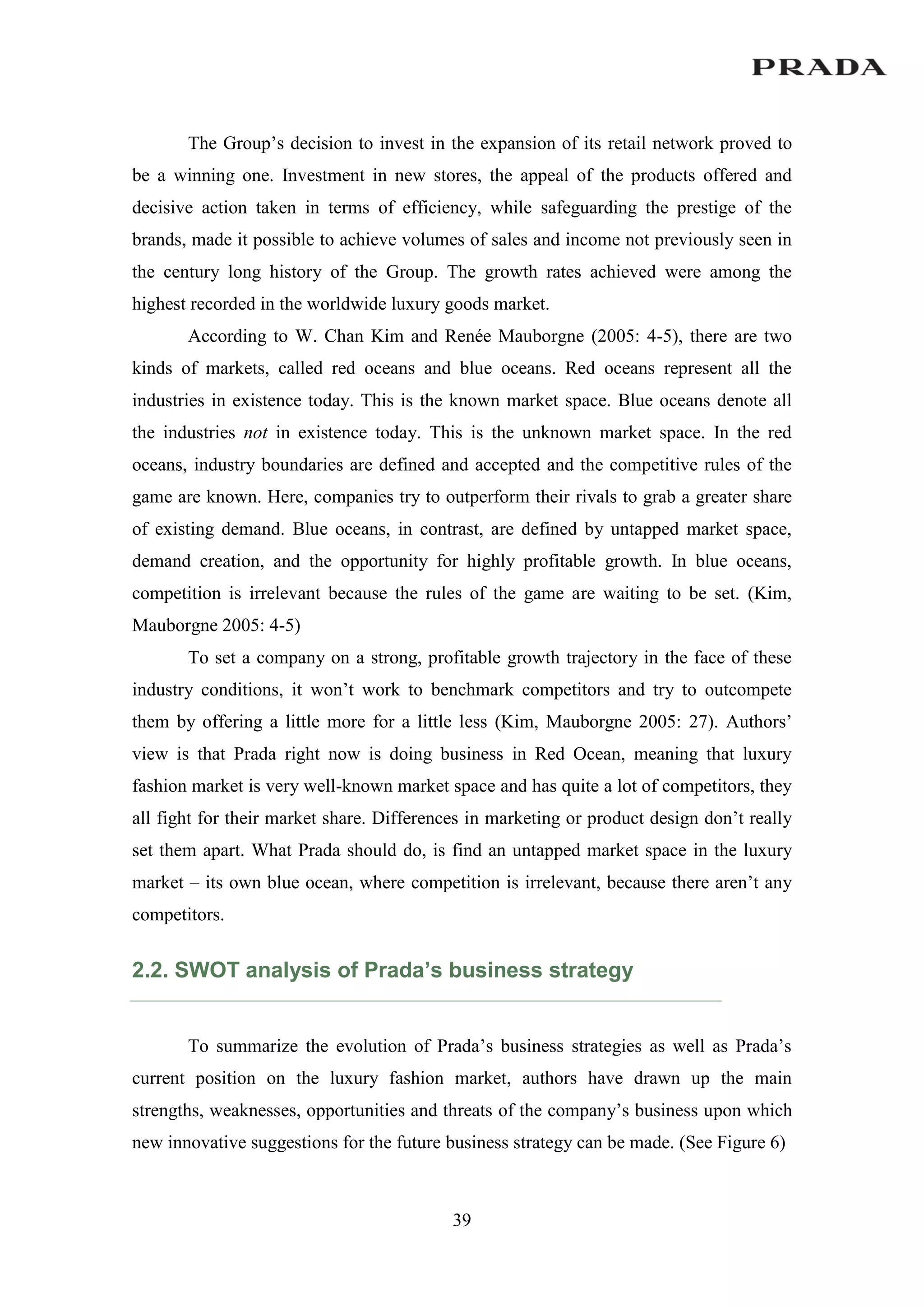 Prada Business Model Evolution and Future | PDF