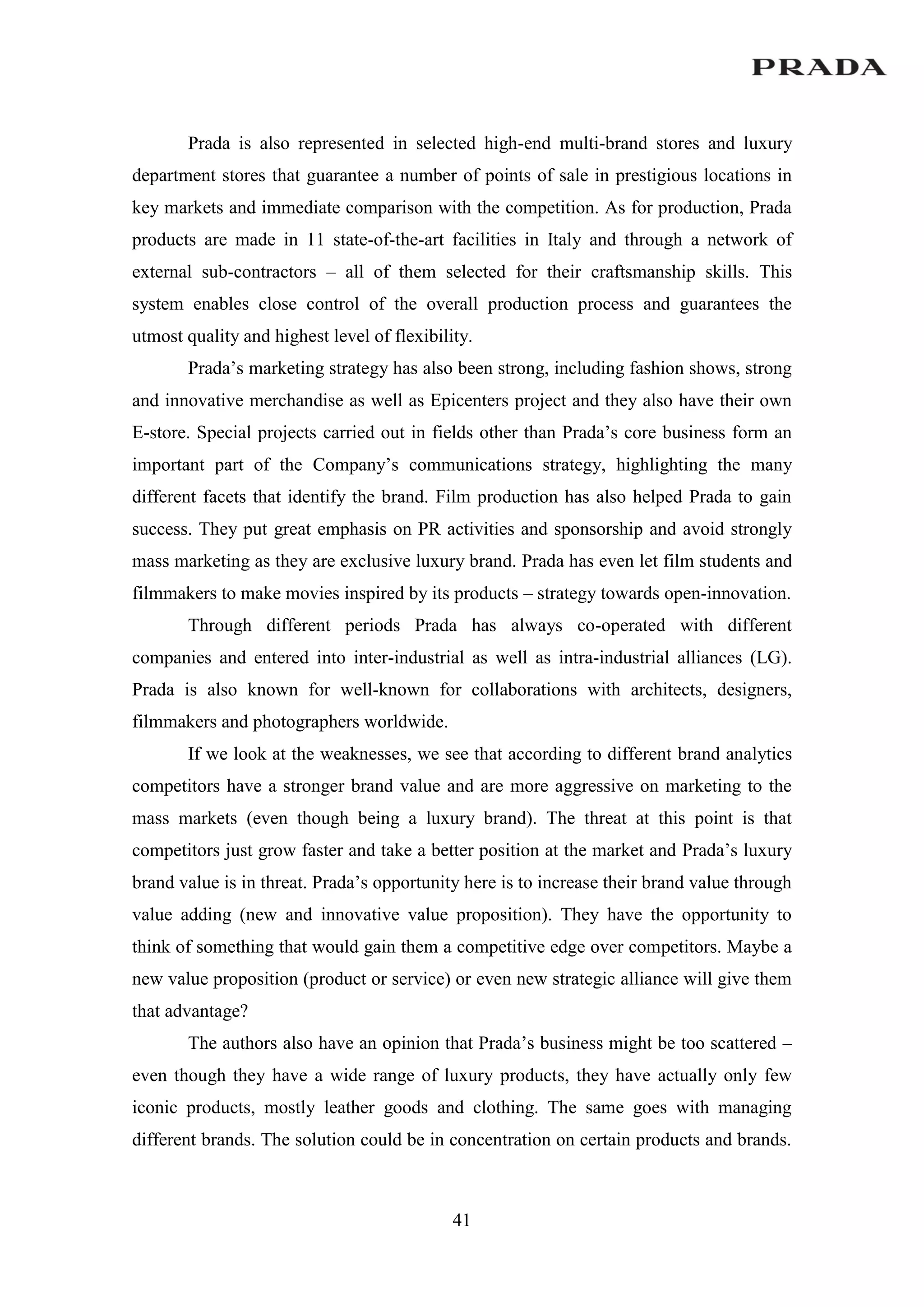 Prada Business Model Evolution and Future | PDF