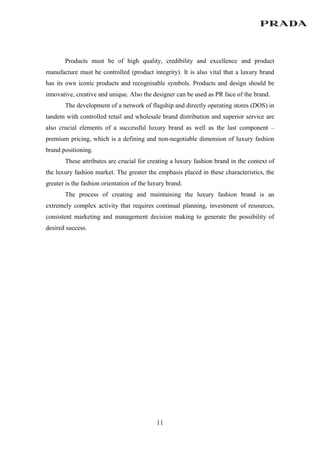 Prada Business Model Evolution and Future | PDF