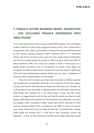 Prada Business Model Evolution and Future | PDF
